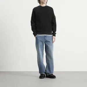 Stone Island Waffle Crew Neck Sweatshirt