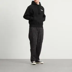 SERVICE WORKS Trademark Heavyweight Organic Cotton Hoodie - Black