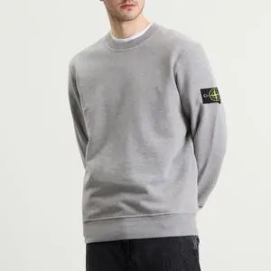 Stone Island Garment Dyed Crew Neck Sweatshirt