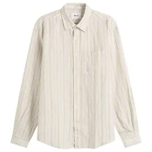 Nn07 Deon Stripe Shirt - Mint Stripe