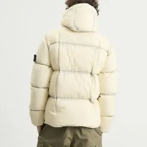 Stone Island Seam Faded Light Nylon Tela Down Jacket