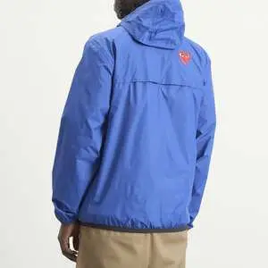 Play Comme Des Garcon X K-way Half Zip Packable Jacket