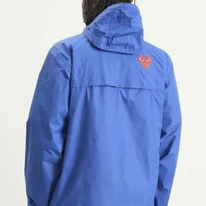 Play Comme Des Garcon X K-way Half Zip Packable Jacket
