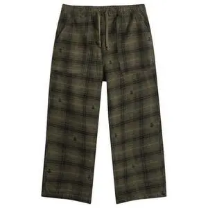 SERVICE WORKS Thistle Plaid Chef Pants - Olive