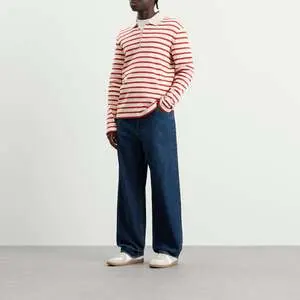 JIL SANDER Wide Leg Denim Jeans