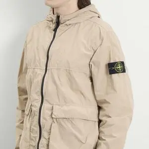 Stone Island Nylon Smerigliato-tc Short Parka - Desert