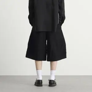 Comme Des Garçons Textured Wide Leg Pants
