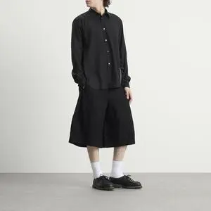 Comme Des Garçons Textured Wide Leg Pants