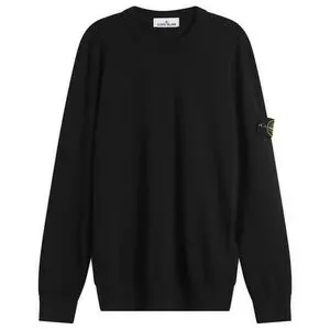 Stone Island Geelong Wool Knit Jumper - Black