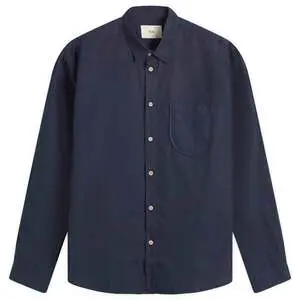 Folk Curve Shirt In | Size: | Cotton/eva | End Clothing - Deep Navy