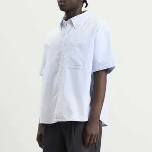 BRAM'S FRUIT Distressed Oxford Shortsleeve Shirt