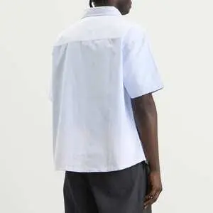 BRAM'S FRUIT Distressed Oxford Shortsleeve Shirt