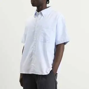 BRAM'S FRUIT Distressed Oxford Shortsleeve Shirt