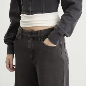 Good American Jeanius Crop Good Skate Sweatpants