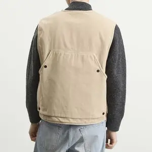 Stone Island Panama Cotton Old Effect Primaloft Vest