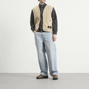Stone Island Panama Cotton Old Effect Primaloft Vest