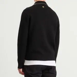Amiri Leather Patch Ma Cardigan