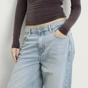Good American Good Standard Baggy Jeans - Indigo