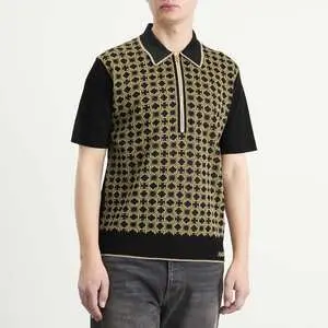 Amiri Ma Quad Zip Polo