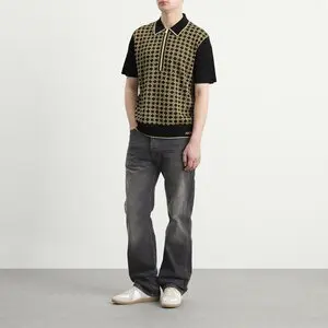 Amiri Ma Quad Zip Polo