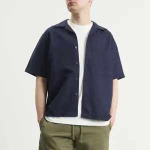 Universal Works Linen Cotton Camp Shirt