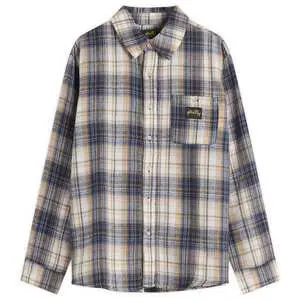 STAN RAY Flannel Shirt - Navy Plaid