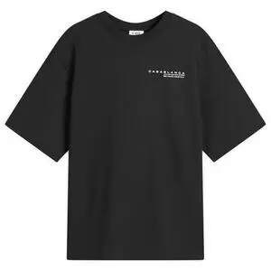 Casablanca Glitch Orchid Oversized T-shirt - Black