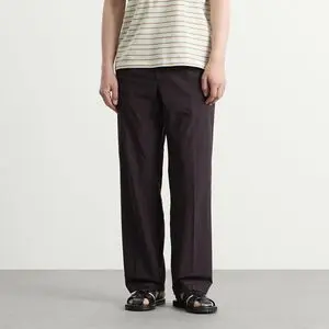 Auralee Garment-dyed Shuttle Weather Trouser