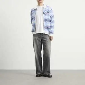 Casablanca Space Dye Monogram Zip Up