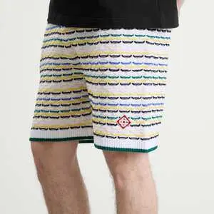 Casablanca Tuck Stitch Shorts - Multi