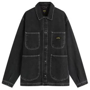STAN RAY Coverall Jacket In | Size: | Cotton/eva | End Clothing - Stonewashed Black Denim
