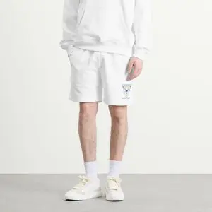 Casablanca Tennis Club Icon Sweatshort - White