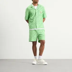 Casablanca Towelling Monogram Short