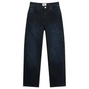 DAMSON MADDER Juli Wavy Seams Jeans - Blue