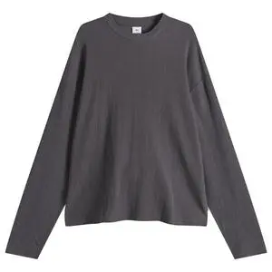 WON HUNDRED Steven Long Sleeve Ribbed T-shirt - Asphalt