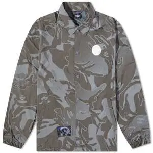 AAPE BY *A BATHING APE Aape Camo Coach Jacket - Grey