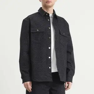 Casablanca Laser Monogram Denim Shirt