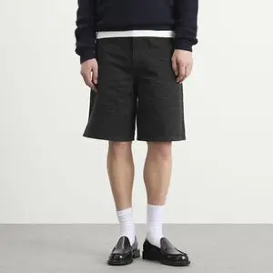 Casablanca Laser Monogram Denim Shorts