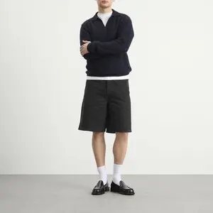 Casablanca Laser Monogram Denim Shorts