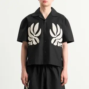 MKI MIYUKI ZOKU Presented End. Botanical Print Vacation Shirt