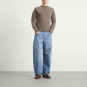 JIL SANDER Wool Cashmere Crew Neck Jumper