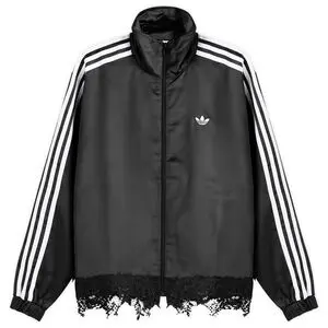 Adidas Firebird Satin Lace Track Top - Black
