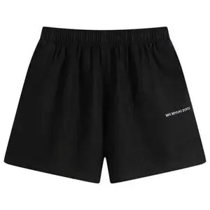 MKI MIYUKI ZOKU Linen Wide Leg Shorts - Black