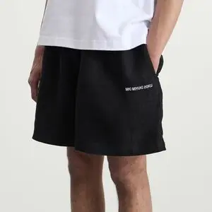 MKI MIYUKI ZOKU Linen Wide Leg Shorts
