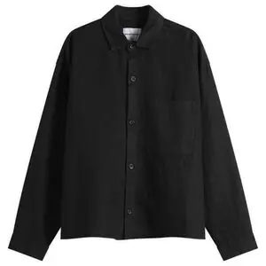 MKI MIYUKI ZOKU Linen Box Dress Shirt - Black