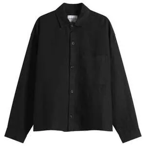 MKI MIYUKI ZOKU Linen Box Dress Shirt In | Size: | 100% Linen | End Clothing - Black