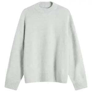 MKI MIYUKI ZOKU Mohair Blend Knit Crewneck - Light Grey