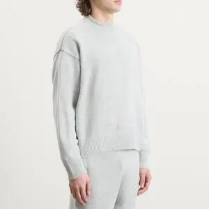 MKI MIYUKI ZOKU Mohair Blend Knit Crewneck - Light Grey