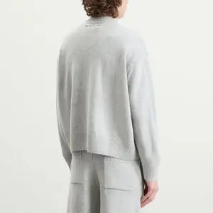 MKI MIYUKI ZOKU Mohair Blend Knit Crewneck - Light Grey