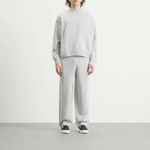 MKI MIYUKI ZOKU Mohair Blend Knit Crewneck - Light Grey